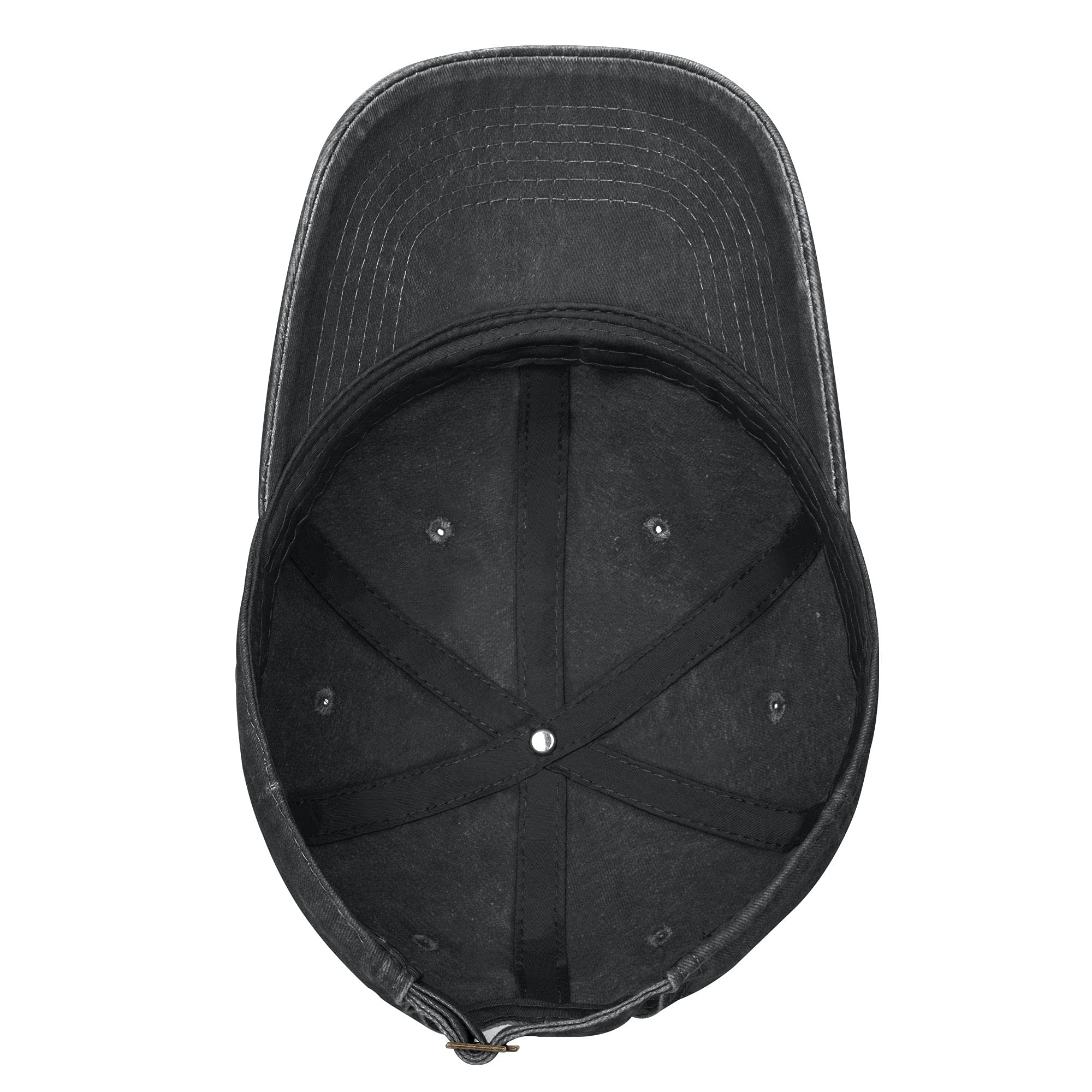 Michigan Great Lakes Unisex Fashion Washed Plain Baseball Cap Adjustable Classic Retro Cowboy Hat Dad Hat Trucker Hat Black