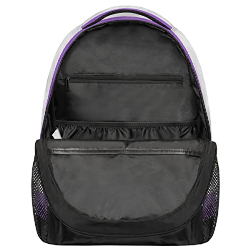 lakefvgk Non-Binary Pride Flag Backpack Travel Laptop Backpack Adjustable Shoulder Straps Waterproof School Bag Bookbag