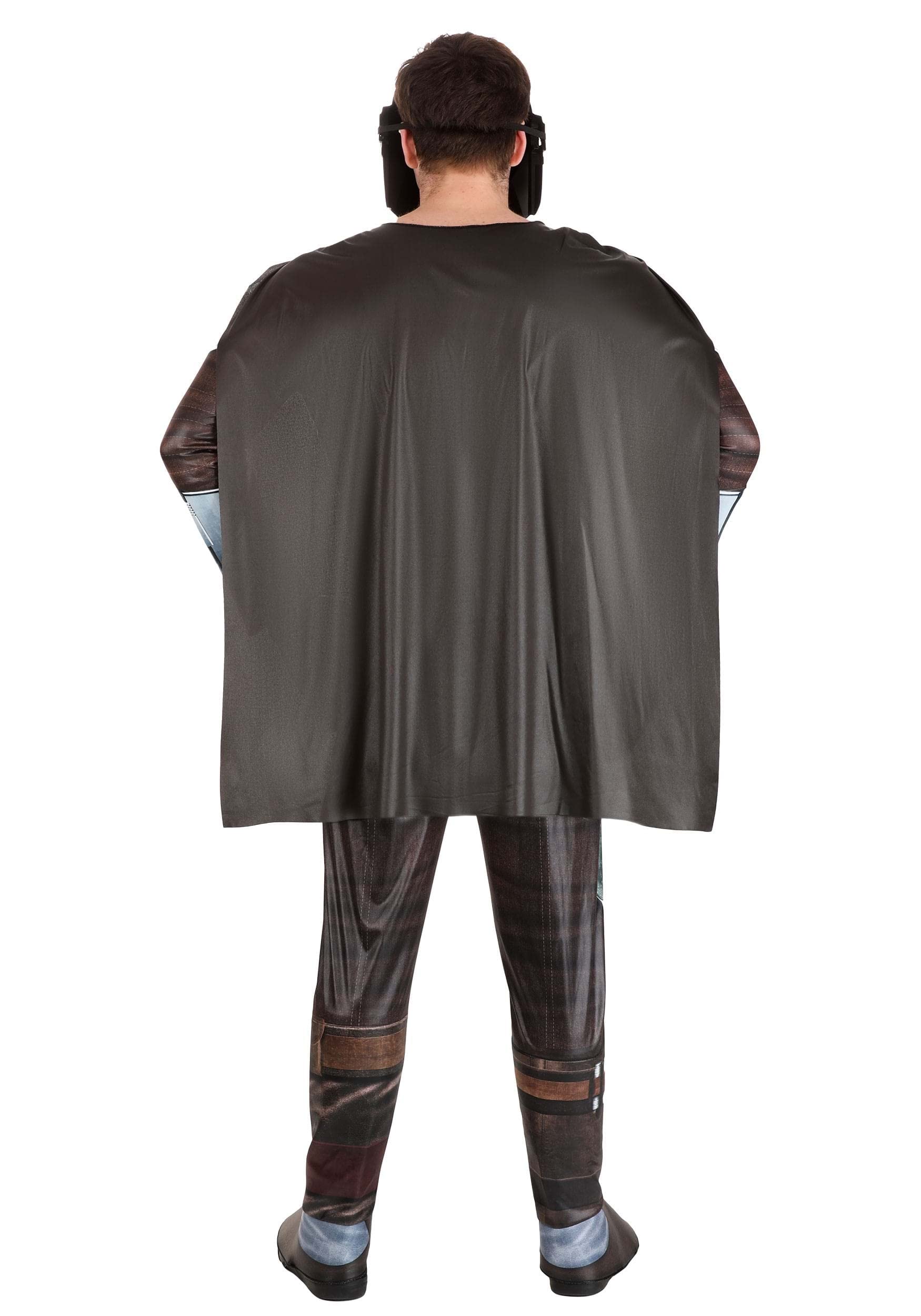 Jazwares STAR WARS Deluxe Adult Mandalorian Costume, Mens Halloween Costume - Officially Licensed 2X