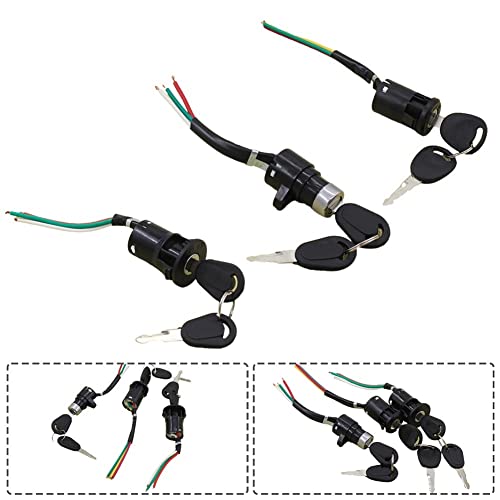 MILiG 1*Universal Electric Bike Electric Scooter Portable Ignition Switch Key Power Lock Bicycle Accessories (Color : Large)
