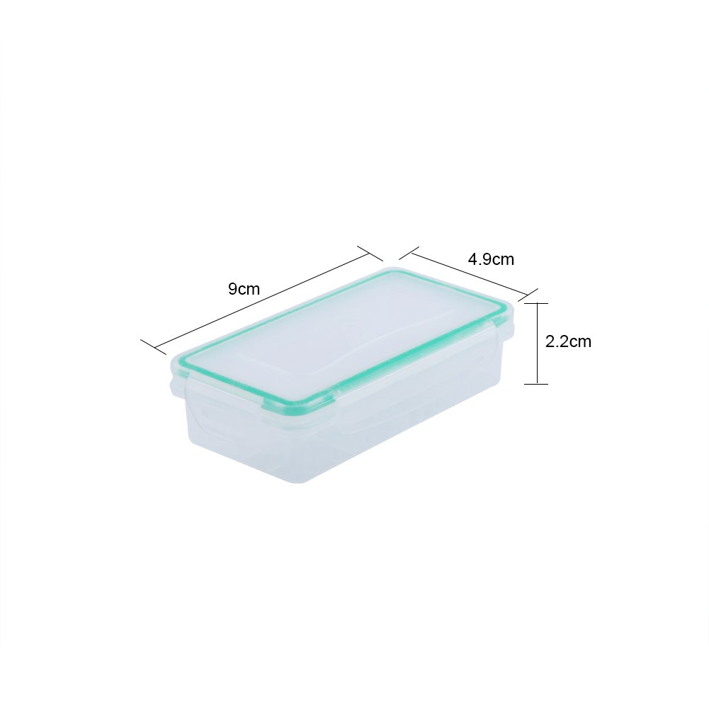 plplaaoo Battery Cases, 2 Pcs Battery Organizer Holder, Hard Wear Resistant Plastic Waterproof Battery Storage Box, Convenient Durable 18650 Batteries Holder Storage Box, Protector Cover Battery B