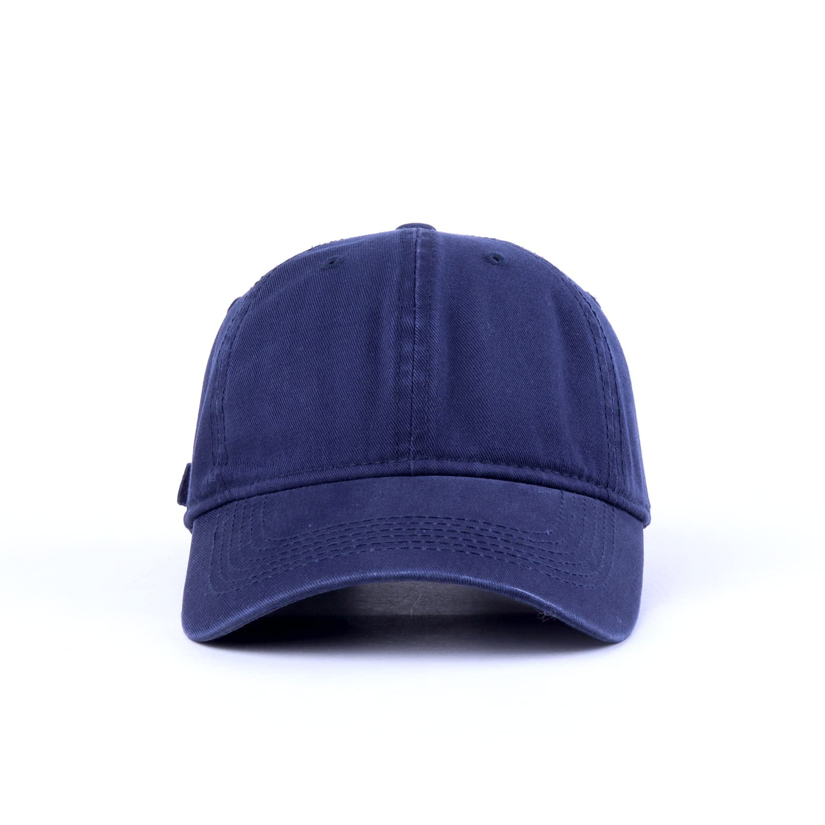 LLmoway Baseball Hats for Men Women Adjustable Unstructured Soft Cotton Cap Low Profile Dad Hat Navy