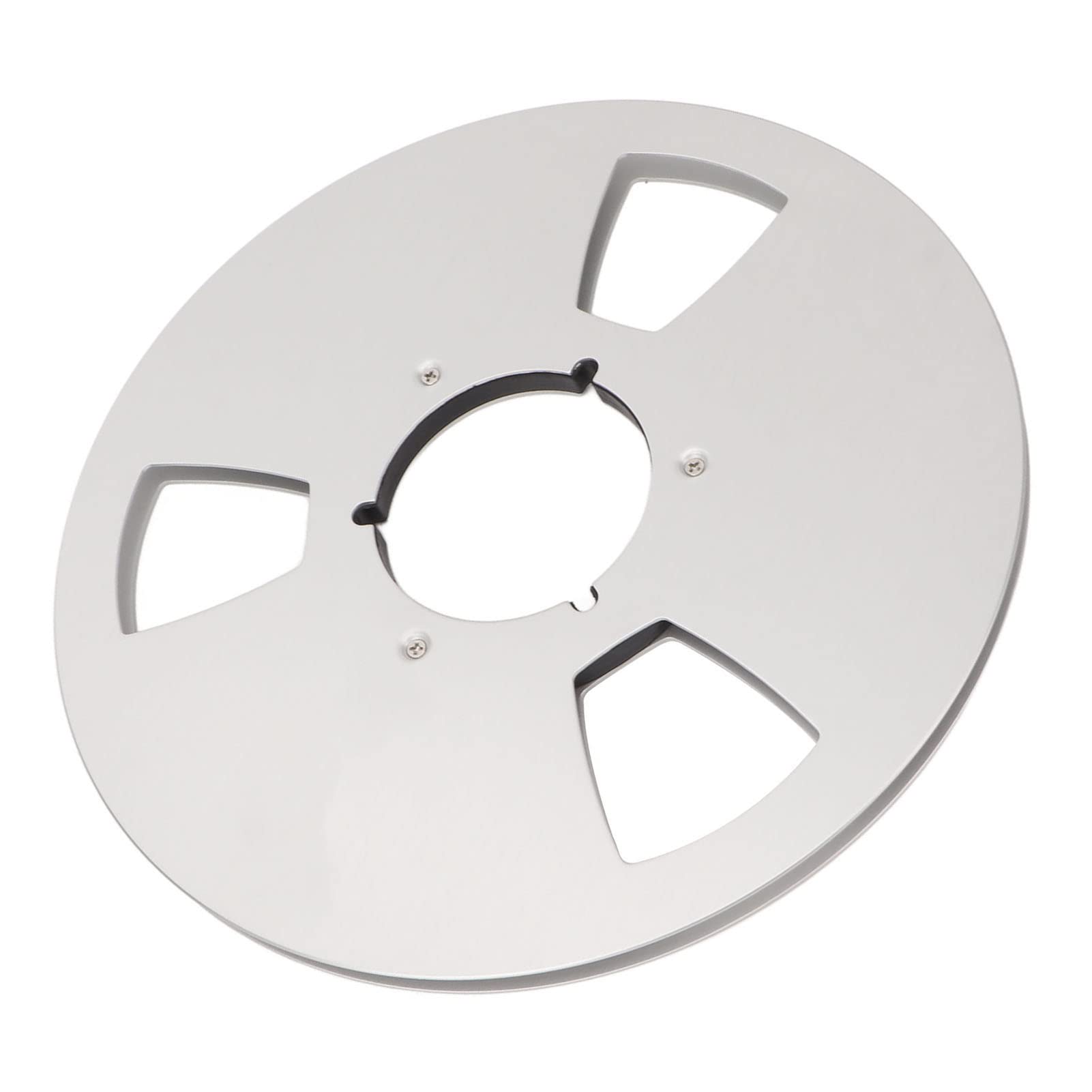 Recording Tape Reel, 10inch 14 Empty Tape Reel Universal Durable Aluminum Alloy for Reel Tape Recorder Accessory (Silver)