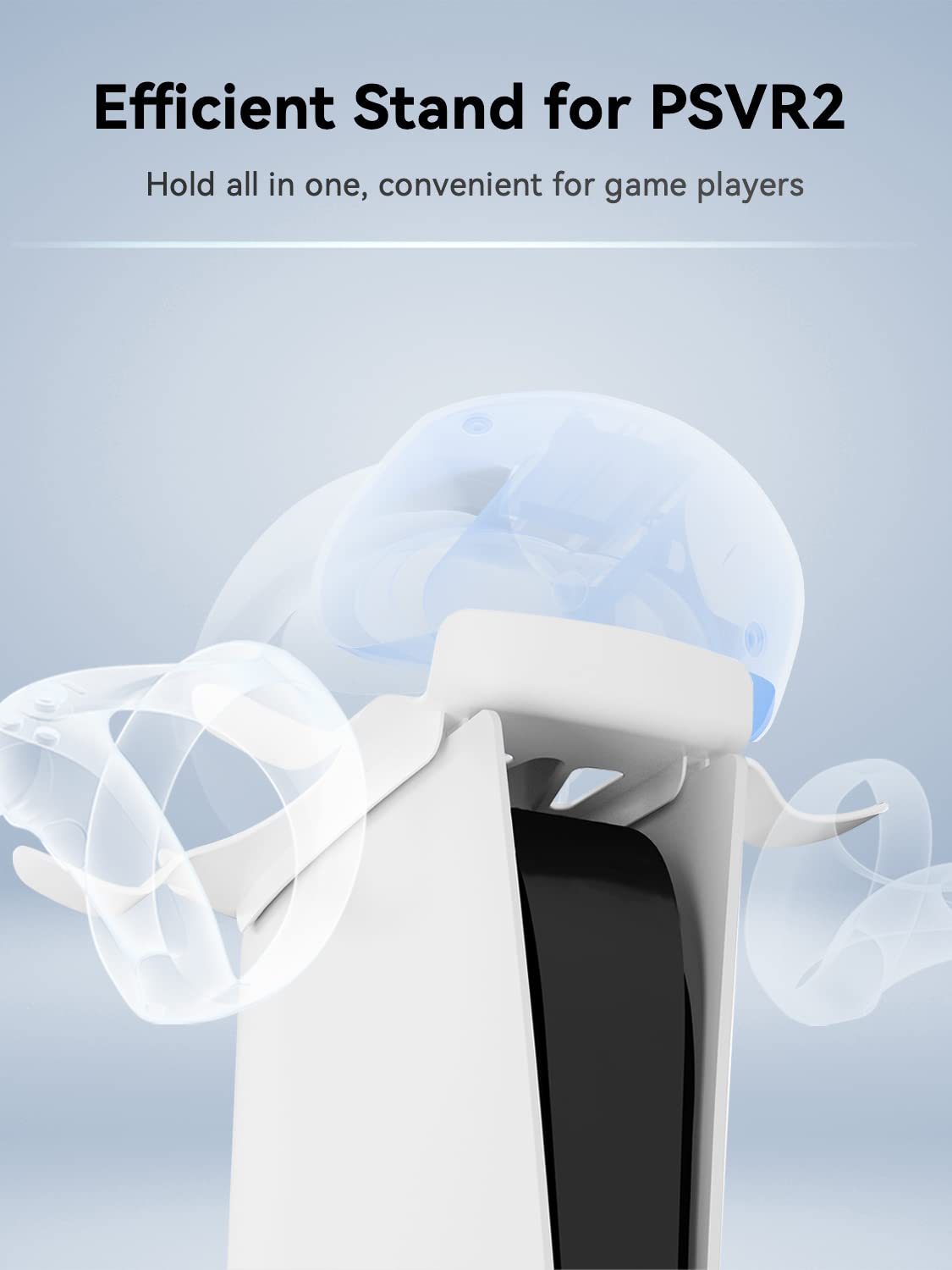 MOJOXR VR Headset Stand Controllers Holder Lens Cover for PSVR 2