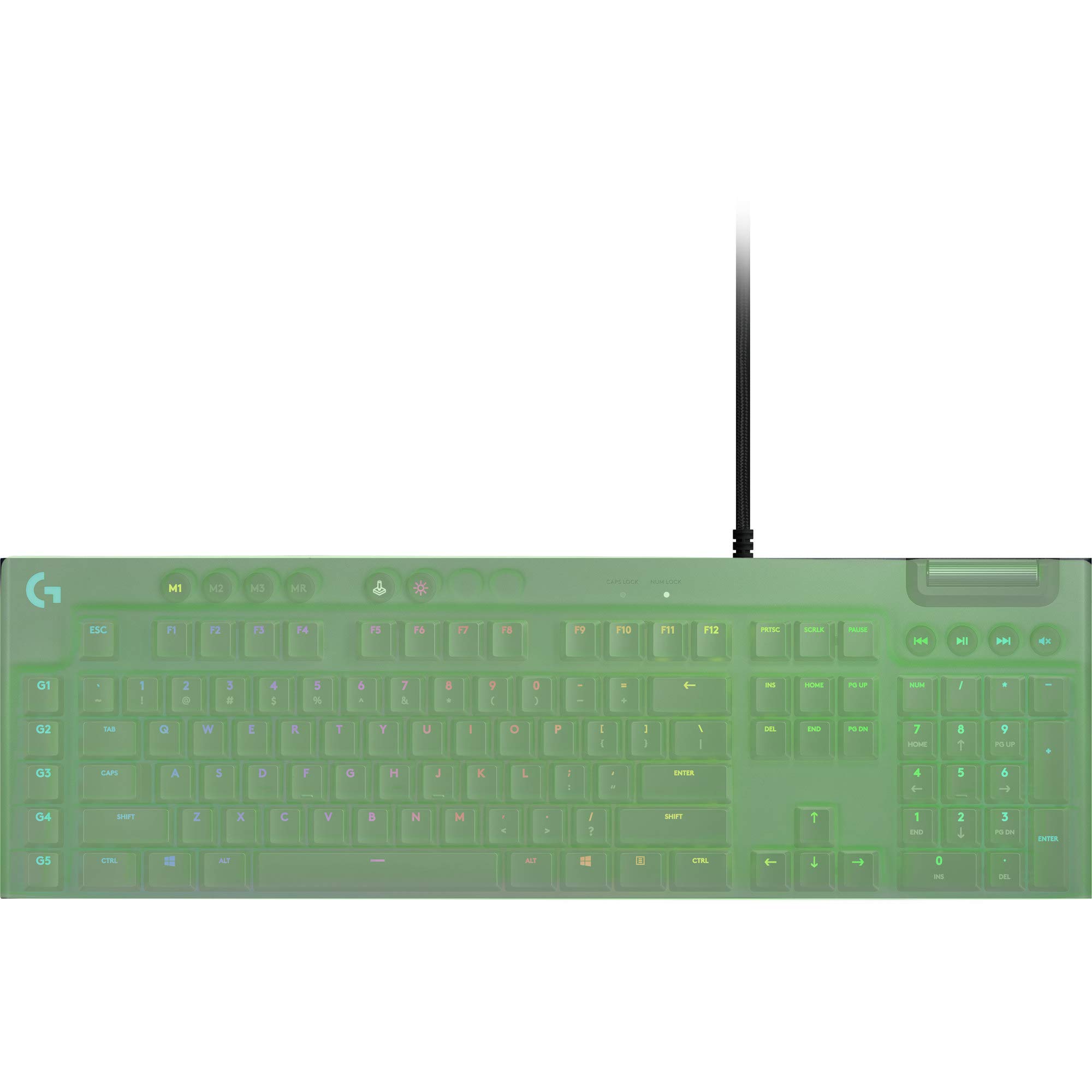 Keyboard Cover for Logitech G915 & Logitech G815 RGB Mechanical Gaming Keyboard, Logitech G915 & Logitech G815 RGB Keyboard Skin Protector - Green