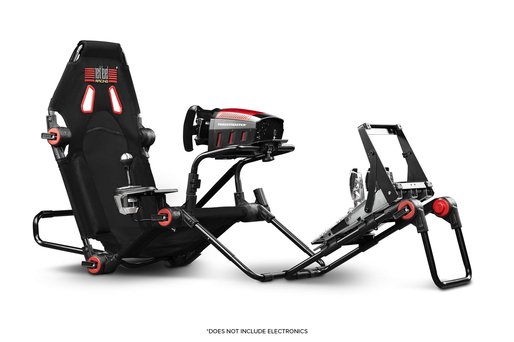 Next Level Racing F-GT Lite Formula & GT Foldable Simulator Cockpit and Lite Free Standing Monitor Stand - Bundle