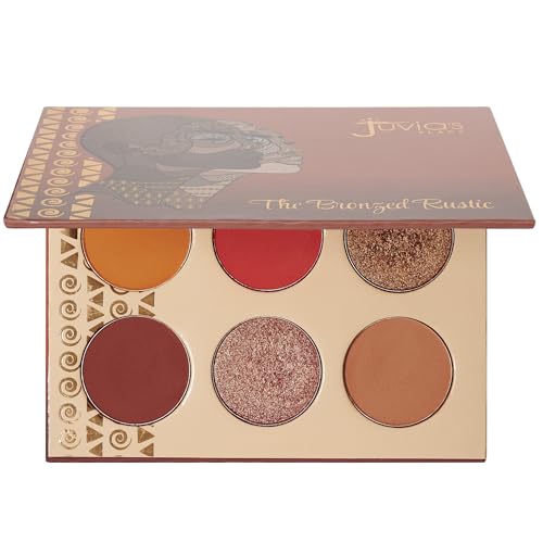 Juvia's Place Golden&Rustic - Shades of 6, Eyeshadow Palette, Professional Eye Makeup, Pigmented Eyeshadow Palette, Makeup Palette for Eye Color & Shine