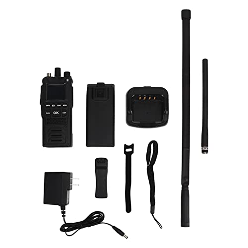 Marine Walkie Talkies, Handheld Marine Radio Sturdy Structure Stable Transmission with Antenna for Ship Use (US Plug)