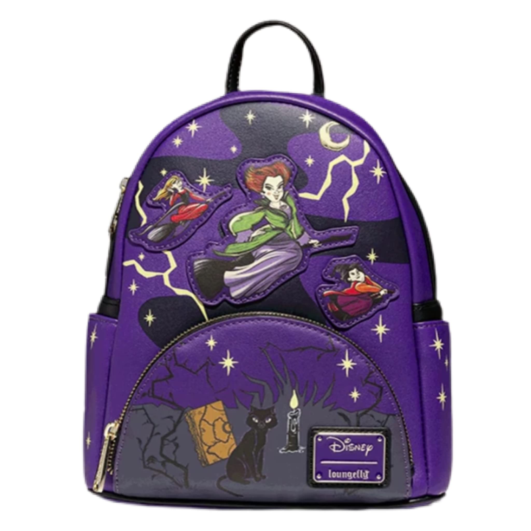 Loungefly Disney Hocus Pocus Tonight We Fly- Exclusive Mini Shoulder Bag/Purse (Glow in the Dark)