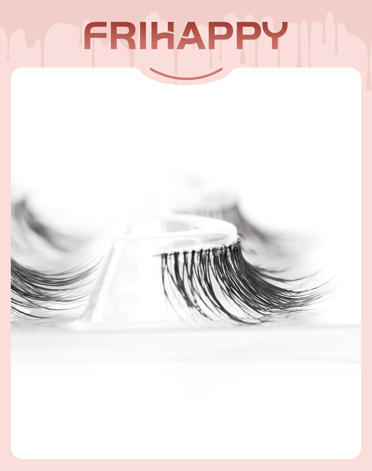 Lashes Eyelashes Lashes Wispy False Eyelashes Natural Eyelashes Mink Lashes, Frihappy Lashes 5 Pairs Frihappy#17-Understated
