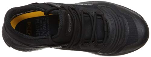 KEEN mens Tempo Flex Low Height Lightweight Waterproof Hiking Shoe, Black/Black/Black, 10.5 US