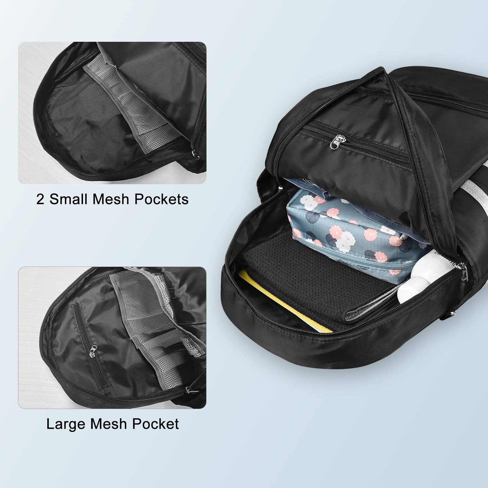 KingBig Gym Backpack Waterproof Backpack With Shoe Compartment Lightweight Travel Backpack Sports Backpack Small Gym Bag(high-capacity)