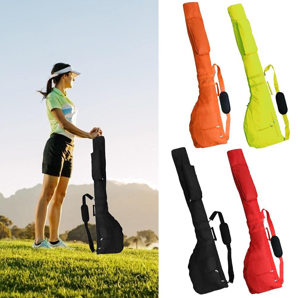 KTNAJOL Golf Travel Bags,Golf Sunday Bag-Driving Range Mini Course Training Practice Golf Bag Travel Case Foldable