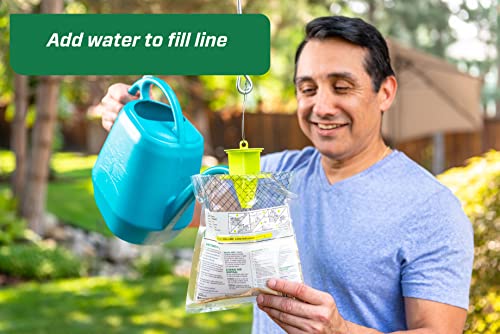RESCUE! Outdoor Disposable Hanging Fly Trap - 5 Traps