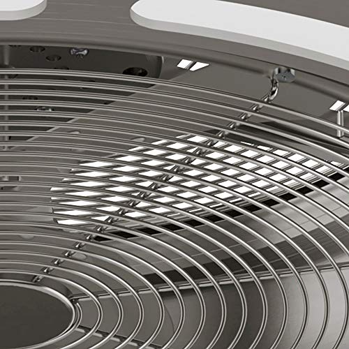 Hunter Tunley Indoor Ceiling Fan with LED Light and Wall Control, 12", Brushed Nickel