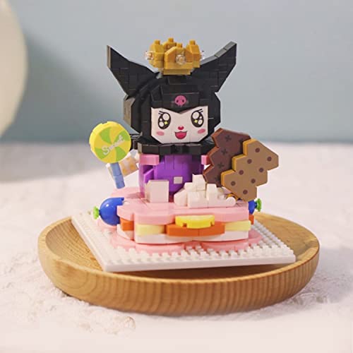 Micro Cartoon Building Blocks Building Toys Mini Building 3D Toy Pet Blocks Kit for Teens and Adults Dust-Proof Included (Little Devil)