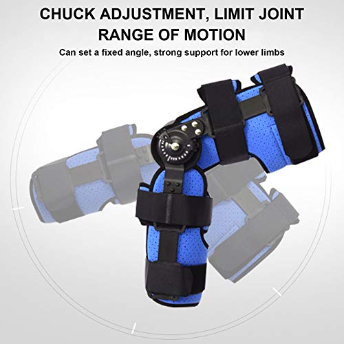 Leg Brace, Adjustable Knee Brace Knee Joint Meniscus Support Adjustable C‑shaped Support for Leg Injury for Deformity Correction(S, Left leg)