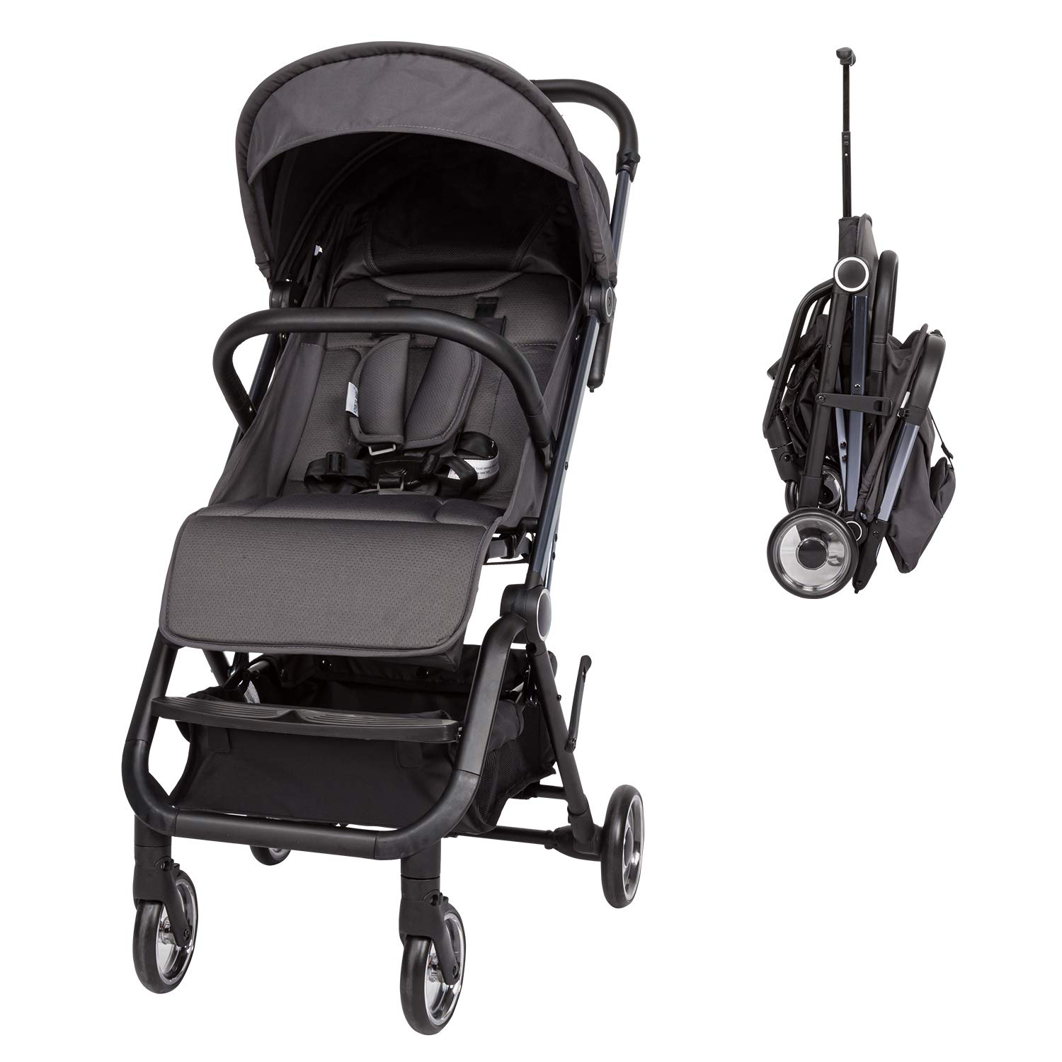 Kinbor Baby Portable Lightweight Stroller One Step Design for Opening and Folding Compact Travel Stroller with Storage