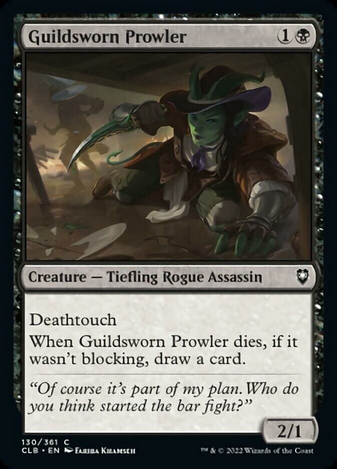 Magic: the Gathering - Guildsworn Prowler (130) - Battle for Baldur's Gate