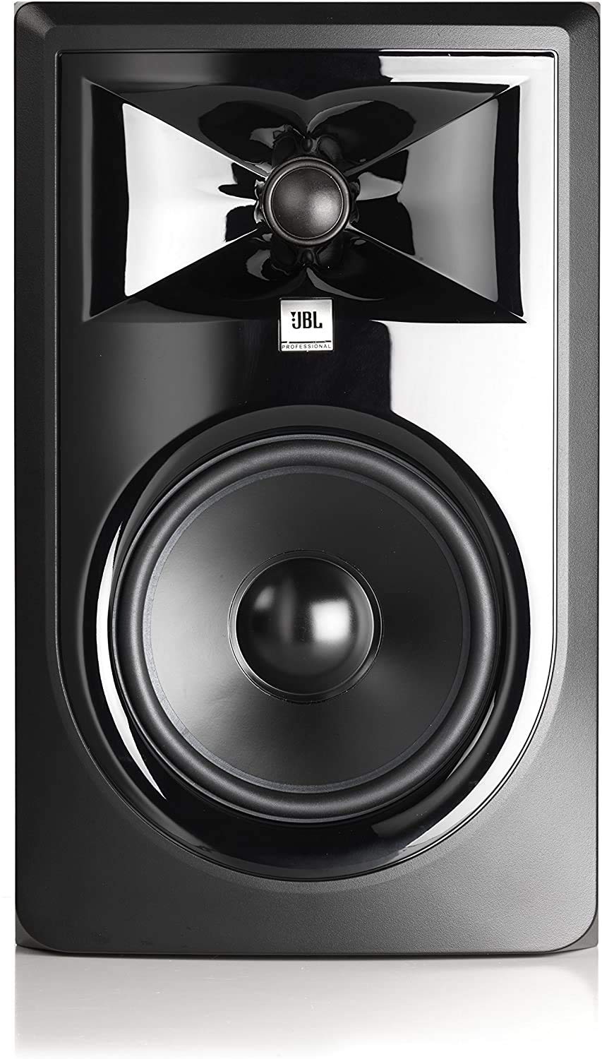 JBL Professional 306P MkII Next-Generation 6-Inch 2-Way Powered Studio Monitor Pair Bundle with 2X Mophead 10-Foot TRS Cable, 2X 10-Foot XLR Cable, 2X Cable Ties and Microfiber Cloth