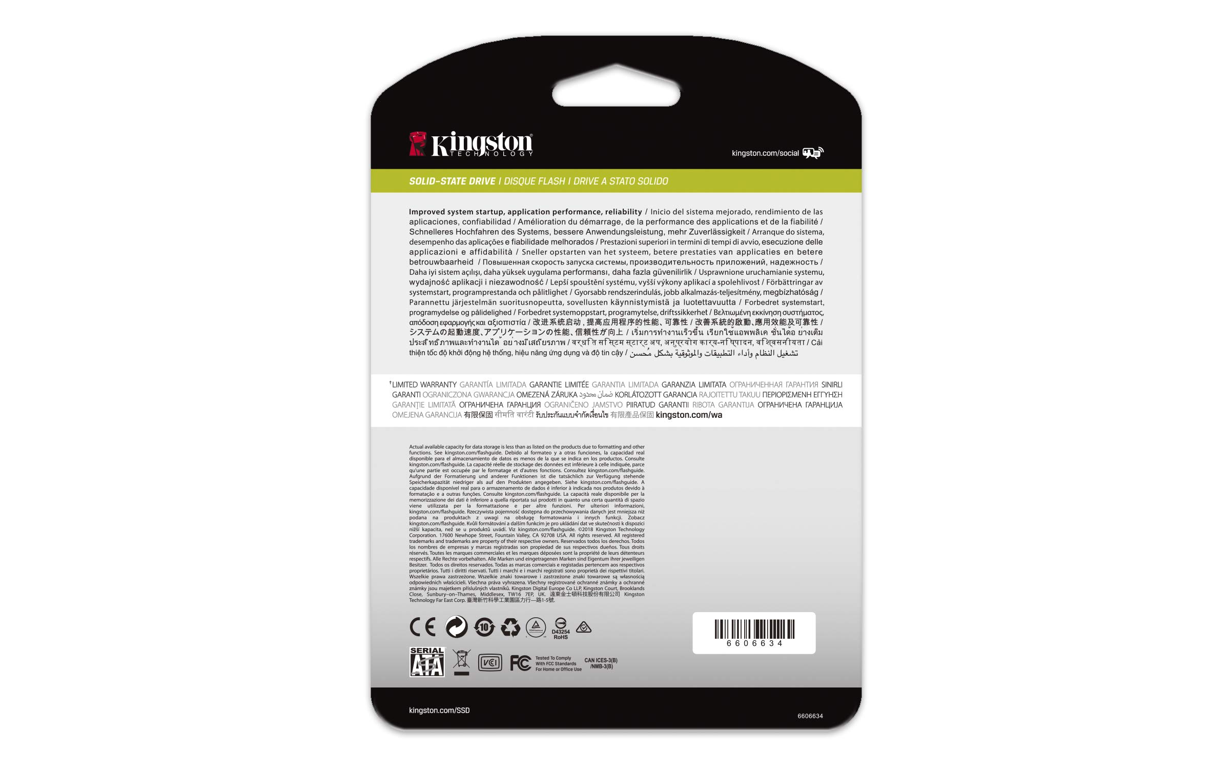 Kingston Data Centre DC500R, SEDC500R/960G, Enterprise Drive a Stato Solido - SSD 2.5” 960 GB
