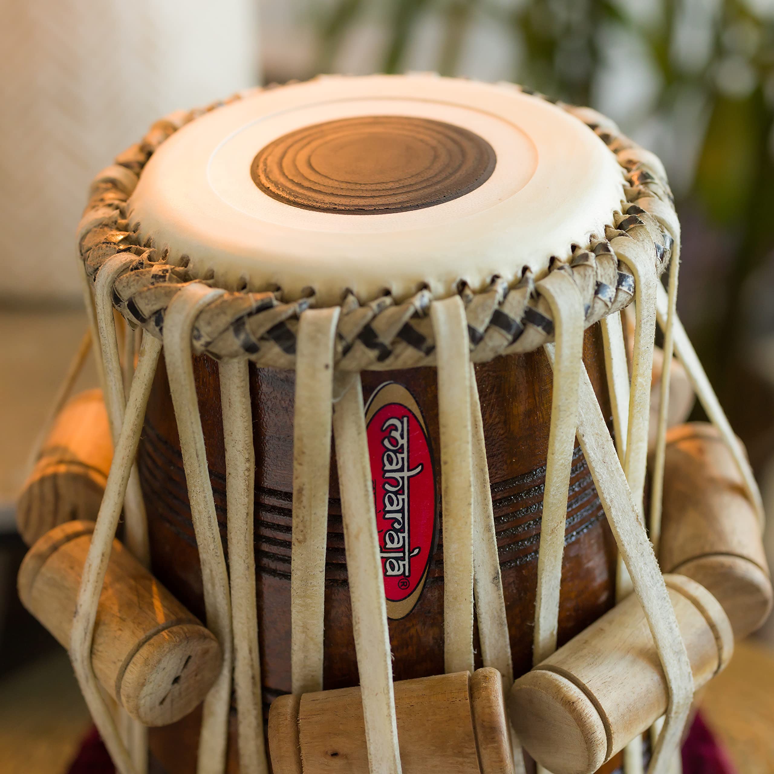 Maharaja Musicals Dayan Tabla, Sheesham Wood, With Gajra, Concert Quality, Tuneable To C Sharp (DY-2)