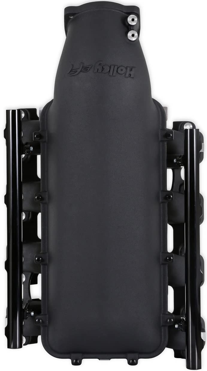 NEW HOLLEY ULTRA LO-RАM KIT & FUEL RAILS,TOP FEED MOUNT WITH PORT INJ,BLACK SATIN,COMPATIBLE WITH GМ GEN V LT1