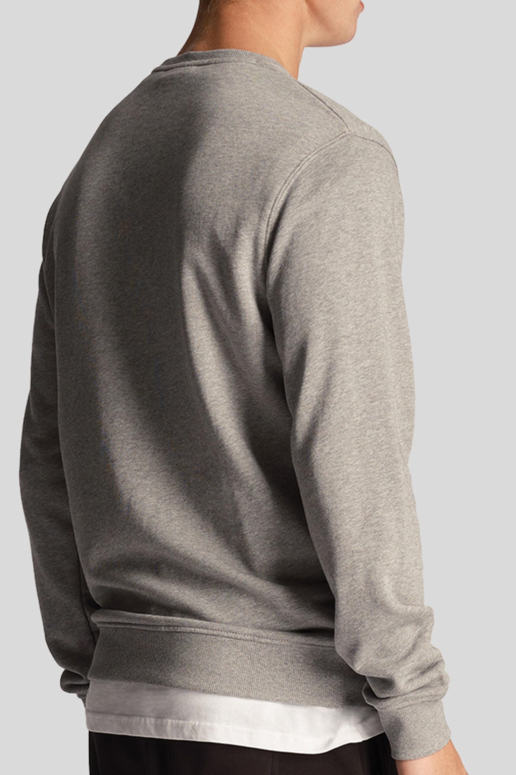 Lyle & Scott Men's Logo Sweatshirt, Grey, L