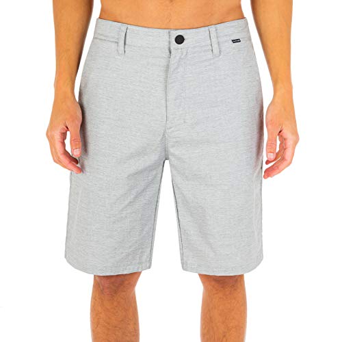 Hurley Men's H2O-Dri Breathe 21" Walkshort, Wolf Grey, 32