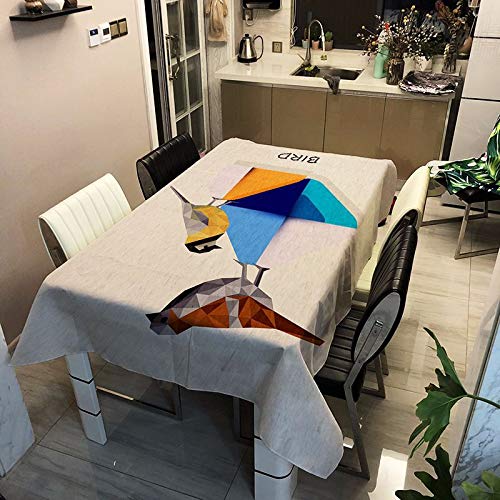 NUER Rectangular Tablecloth for Table Cloth Art Abstract Waterproof Oilcloth Decor Cover Anti-Stain Table Cover Mesa A4 140x210cm