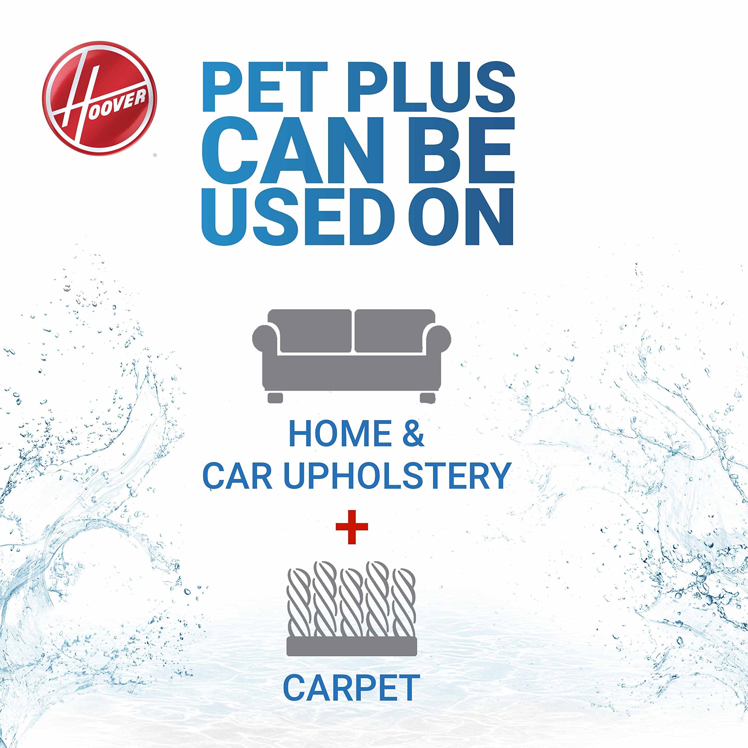 Hoover Pet Stain & Odor Remover AH30320 2X PetPlus, Red, 64 Fl Oz