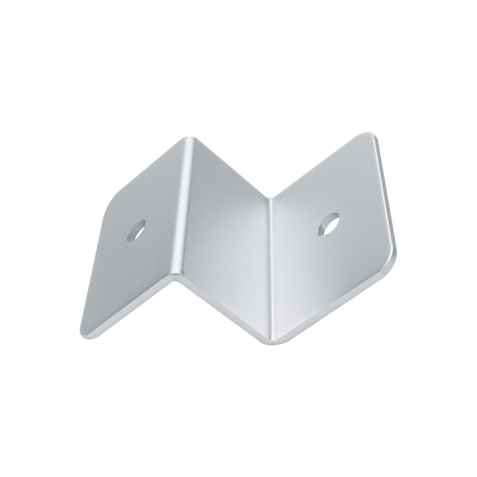 KUMGROT 4 Sets Solar Panel Brackets Aluminum Alloy Z Brackets for Solar Panels Roof RV Boat Off Grid, Silver