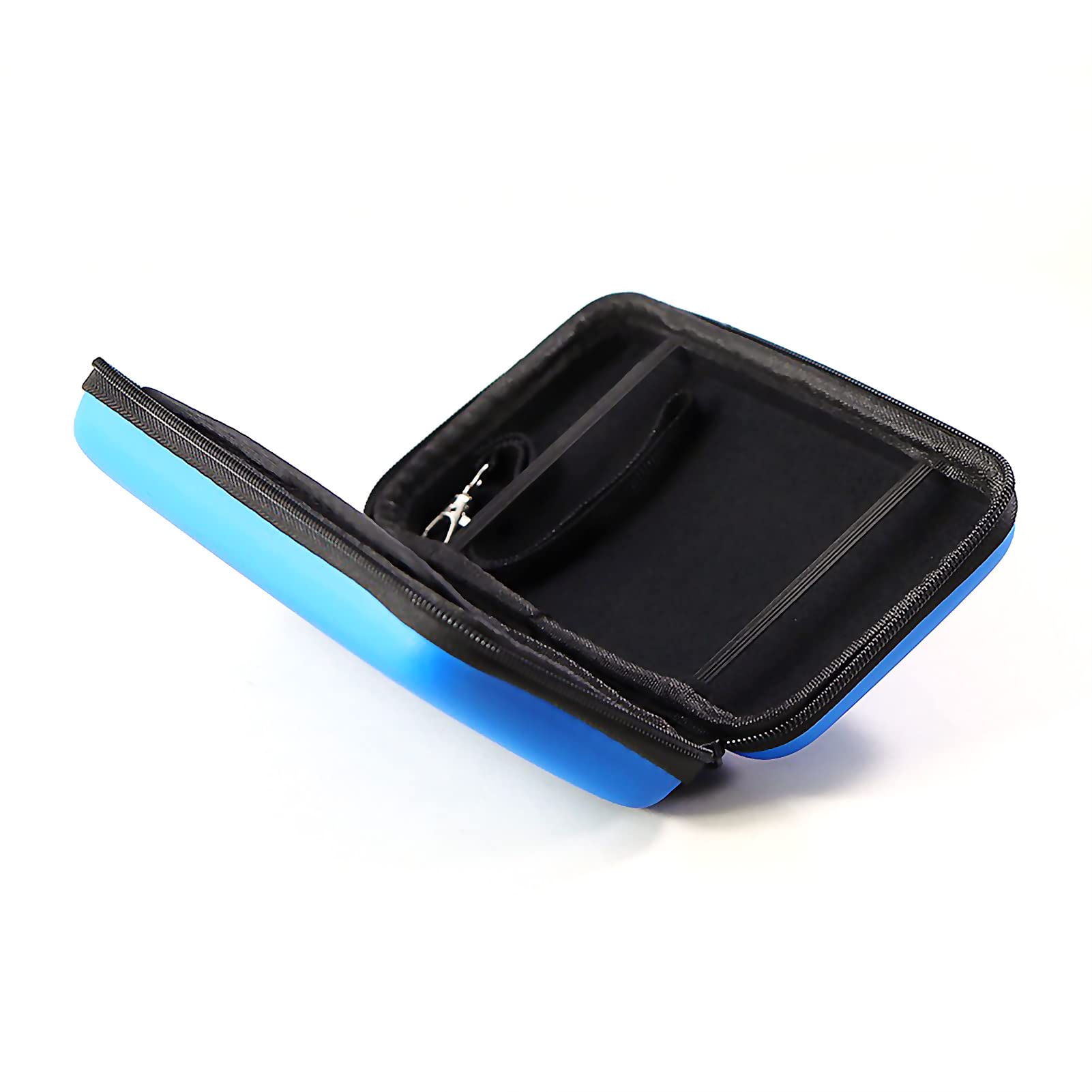 New2DSXL Carrying Case Blue Color Replacement, Compatible with for Nintendo New 2DS XL LL 2DSLL Handheld Game Console, Shock-proof EVA Protective Hard Carry Storage Bag Accessories