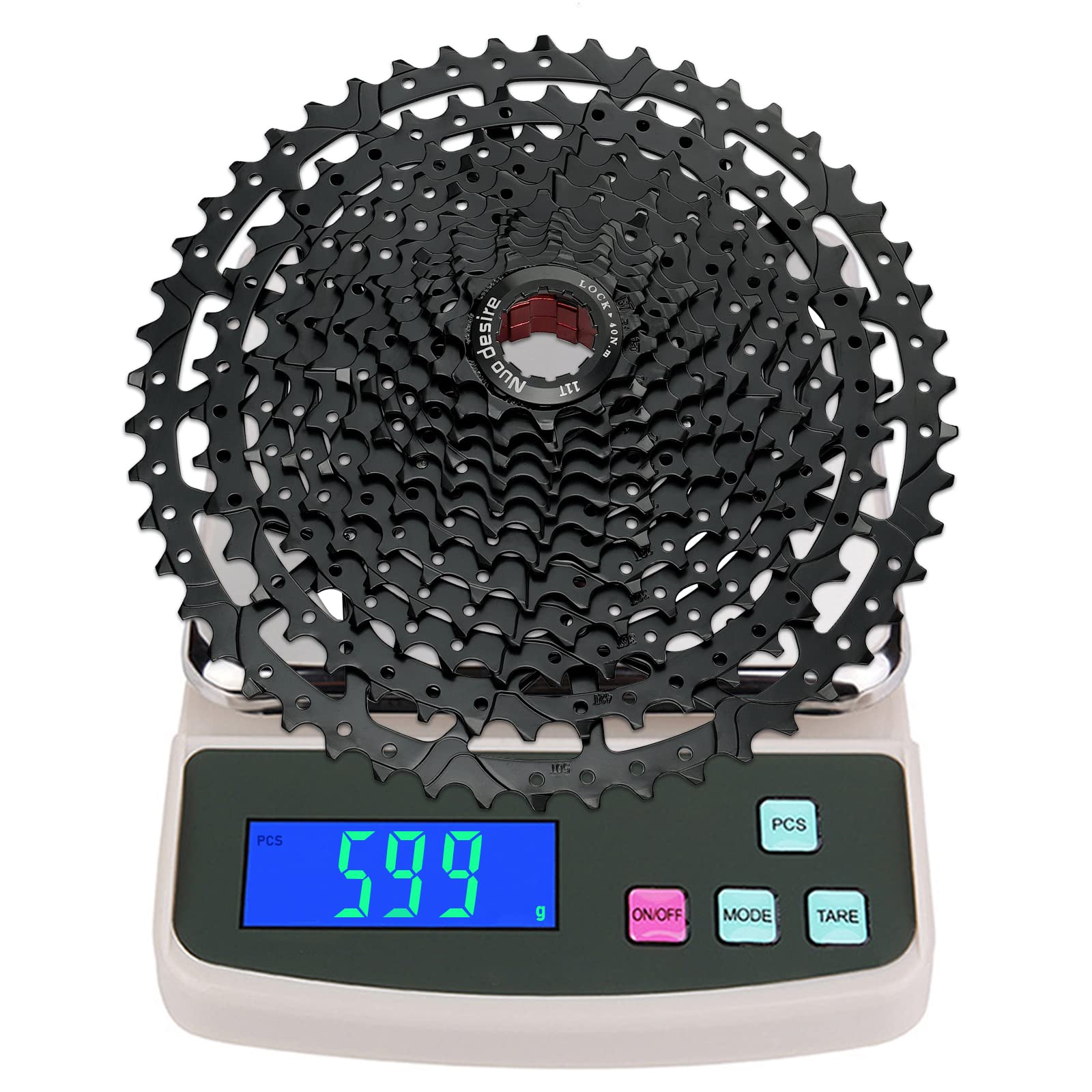 Nuo desire 12 Speed Cassette 11-50T Teeth,for Mountain Bike Lightweight Aluminum Bracket Cassette Compatible Shimano/SARM HG (Except Sram XD)