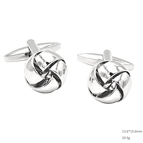 Men's tie Clip Cufflinks Glossy Plain Metal Cufflinks Men's French Casual Long Sleeve Shirt Cufflinks