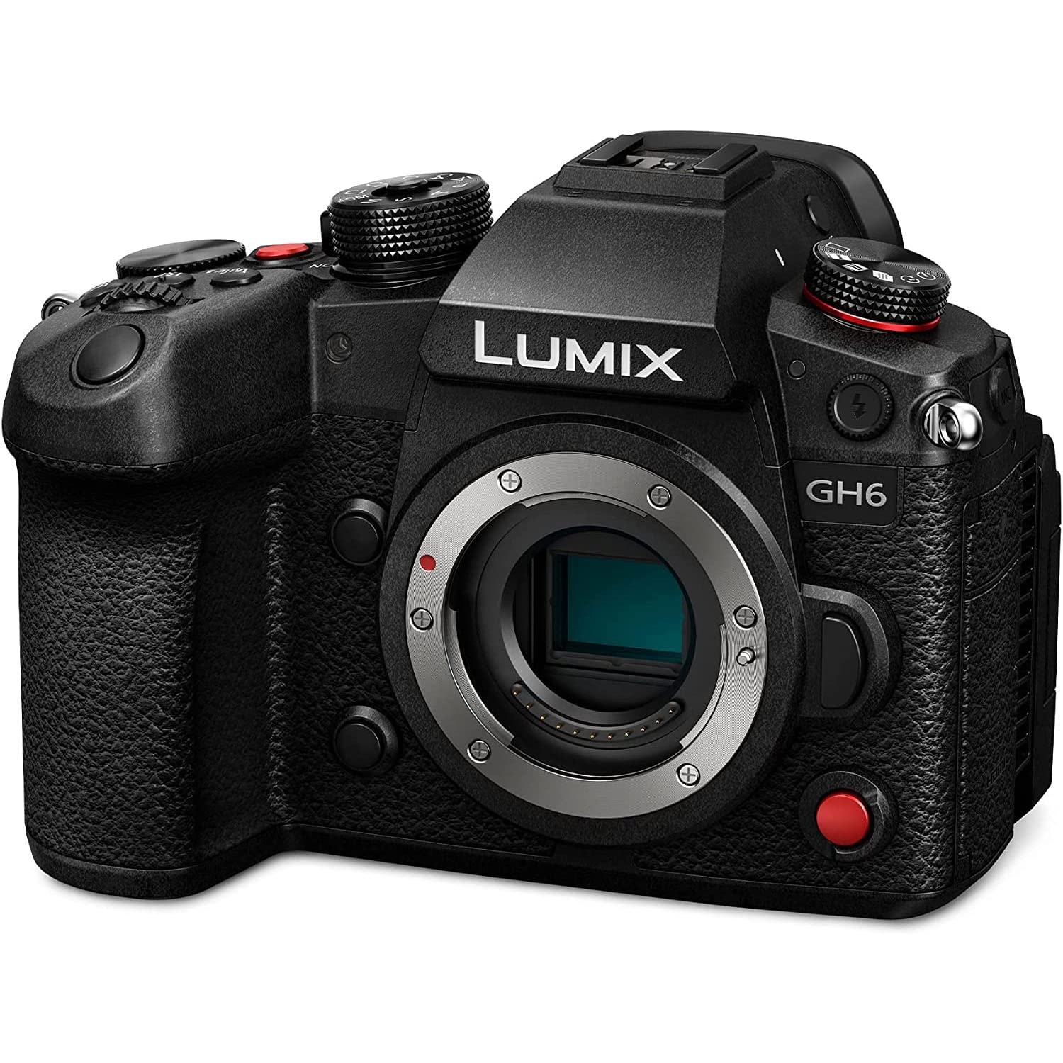 Panasonic LUMIX GH6 Mirrorless Micro Four Thirds Camera Body 25.2MP 4K 120p DC-GH6BODY Bundle with Deco Gear Photography Bag with Accessories + Extra Battery + Photo Video Software Kit