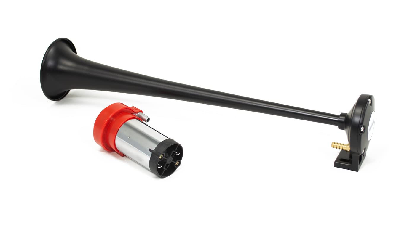 HornBlasters Musket Air Horn with Self Driven Compressor - Replaces Stock Horn - Easy Install