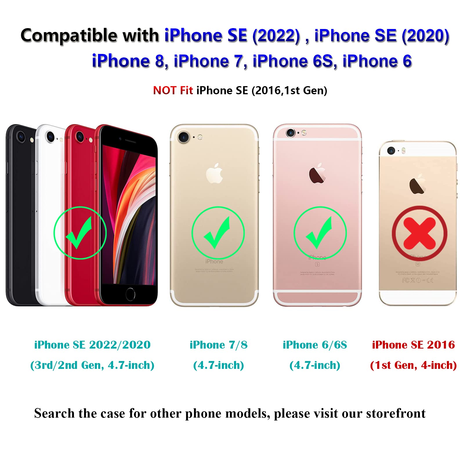 JAHOLAN iPhone SE 2022/2020 Case, iPhone 7 8 Case, Stylish Shiny Rose Gold Marble Design Glossy TPU Soft Rubber Silicone Cover Phone Case for iPhone 7/8/6/6S/SE 2020 2022