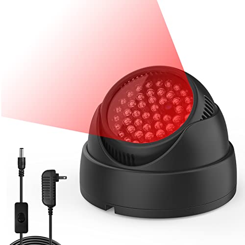 LED IR Illuminator Infrared Light for Meta Quest 2,Oculus Quest,Quest 2,Enhance Hand Tracking Immersive No-Light Disturbance,Increase Tracking Sensitivity with Power Adapter with Switch Button