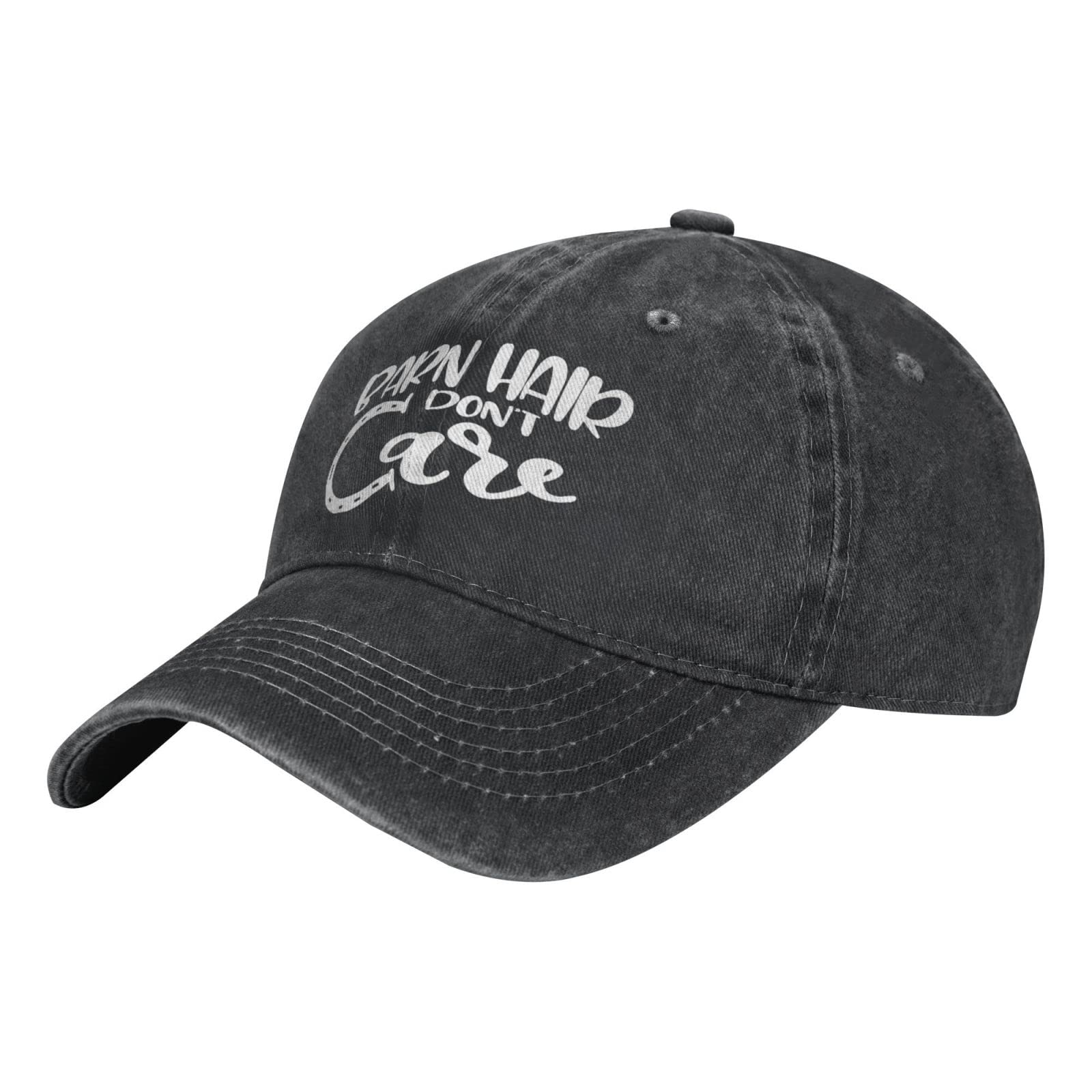 LOTUSLILY Baseball Cap Distressed Trucker Cowboy Dad Hat for Women Men Stretch Denim Jeans Cotton Snapback Unisex Outdoor Unstructured Low Profile Plain Barn Hair Don't Care