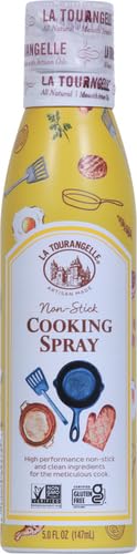 La Tourangelle, Non Stick Cooking Spray, Expeller Pressed Oil, Non Aerosol, For Neutral Flavor, Medium to High Heat, 5 Fl Oz