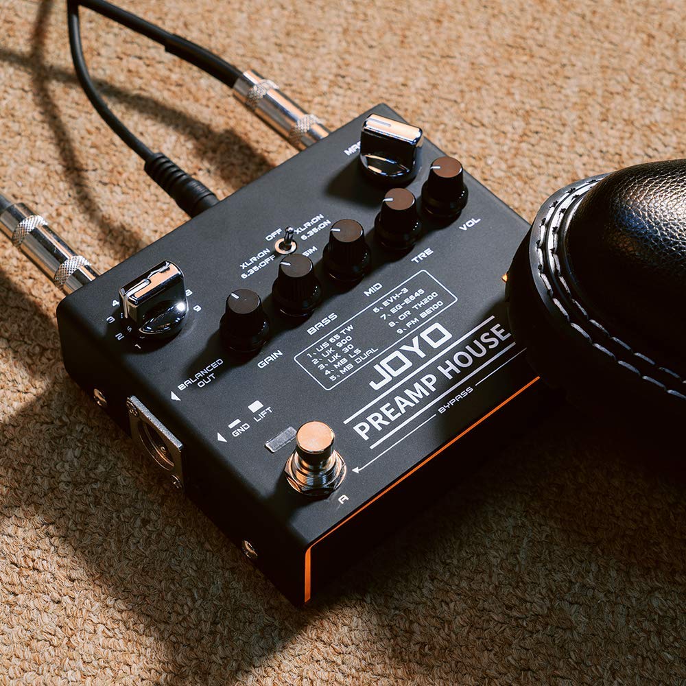 JOYO R-15 Dual Channel Cabinets Bundle with R-08 Power-Amp Simulator Pedal for Electric Guitar Effects Most Frequently Combination Budget
