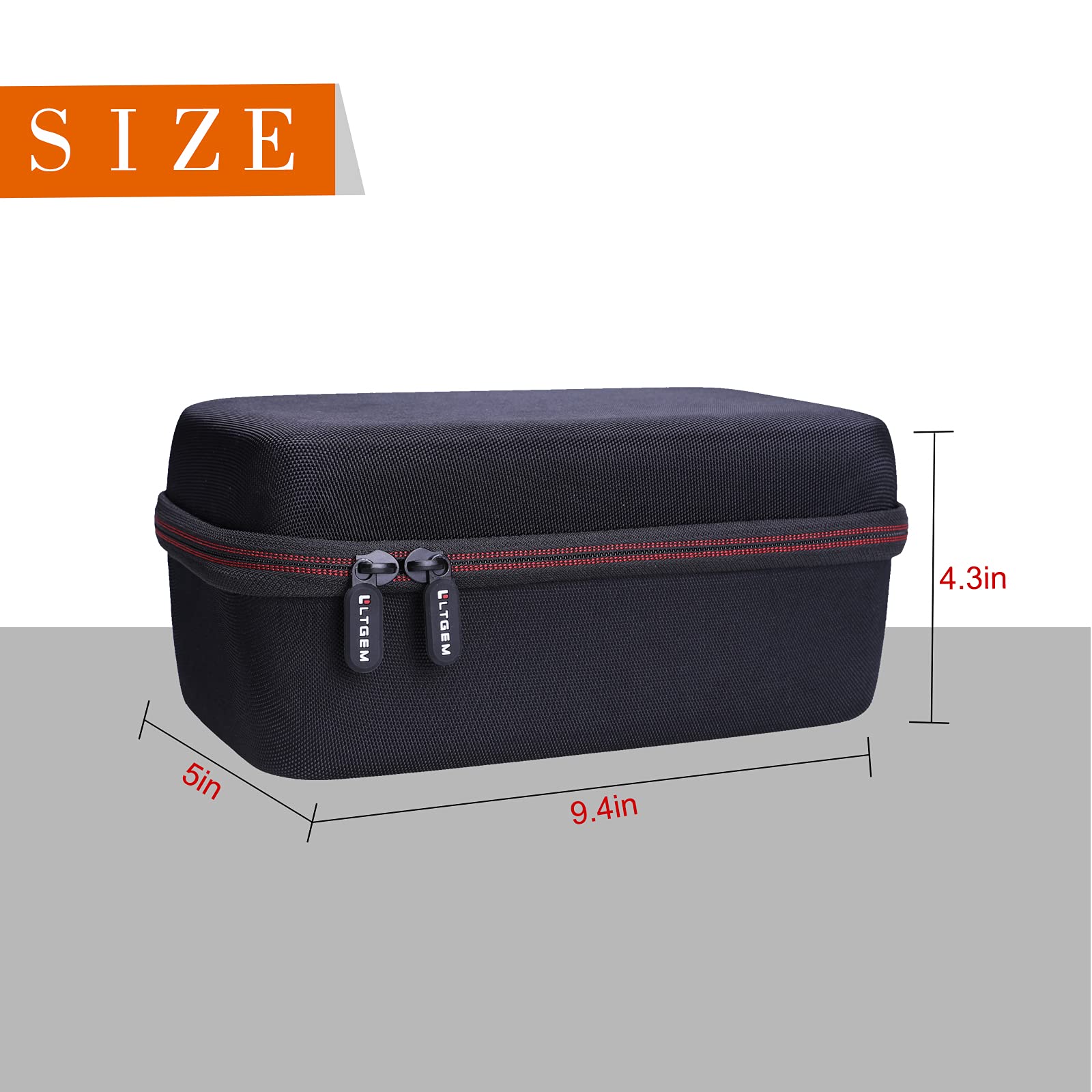 L LTGEM Hard Carrying Case for Elgato Wave: 3–USB Condenser Microphone and Digital Mixer-Storage Protective Bag