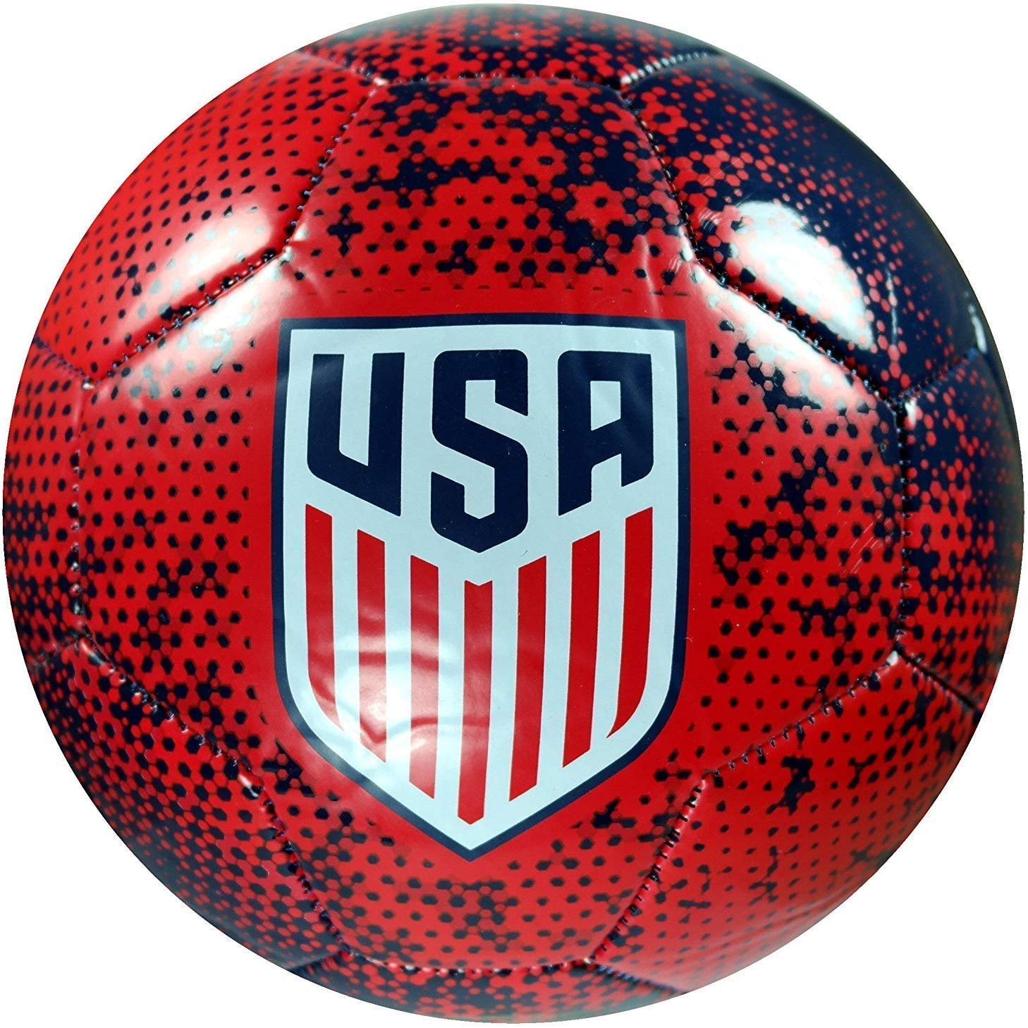 Icon Sports Group U.S. Soccer USWNT Official Size 5 Soccer Ball Red
