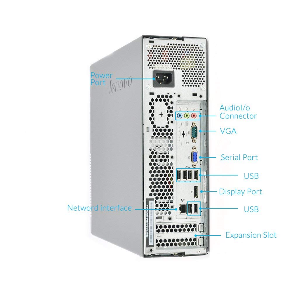 Lenovo ThinkCentre M90p Desktop PC - Intel Core i5-650 3.2GHz 8GB 2TB Hard Drive DVDRW Windows 10 Professional (Renewed)