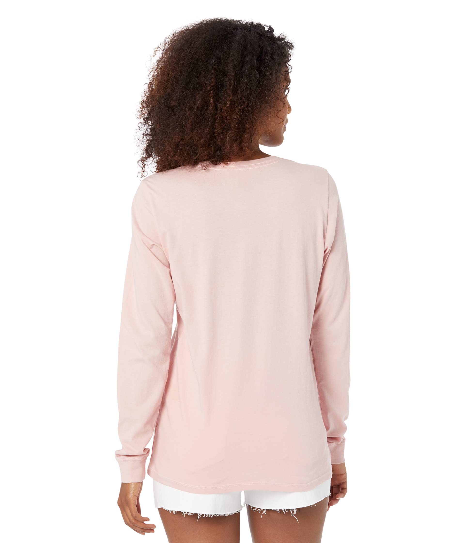 Life is Good. Women's Rocket Fireplace LS Crusher-Lite Tee, Himalayan Pink, XXX-Large