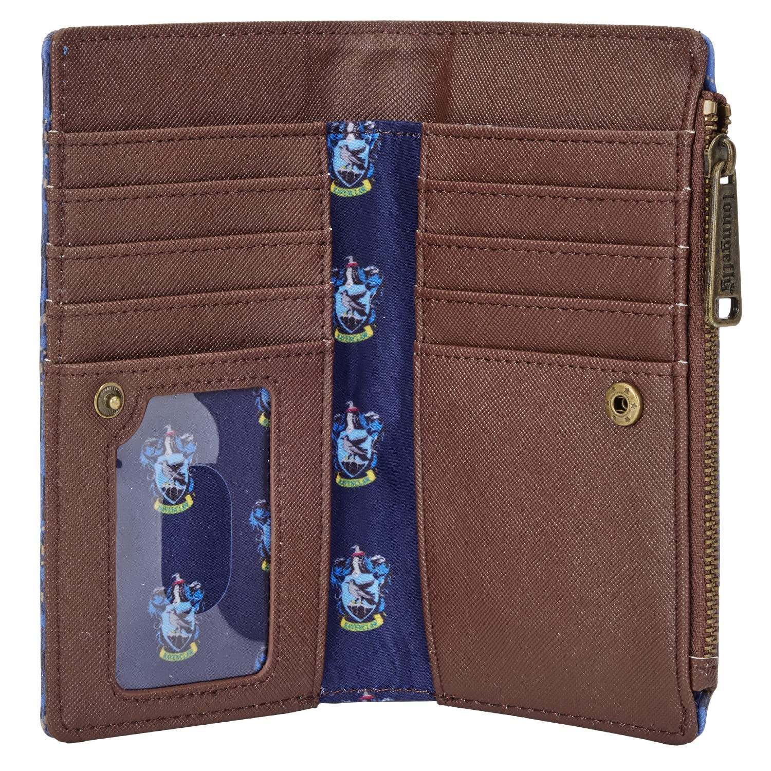 Loungefly Harry Potter Ravenclaw Plaid Pattern Faux Leather Wallet