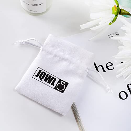 JQWL Gold stud earrings 14K gold plating simple earrings, Elegant Earrings design style best confession gift (Champagne)