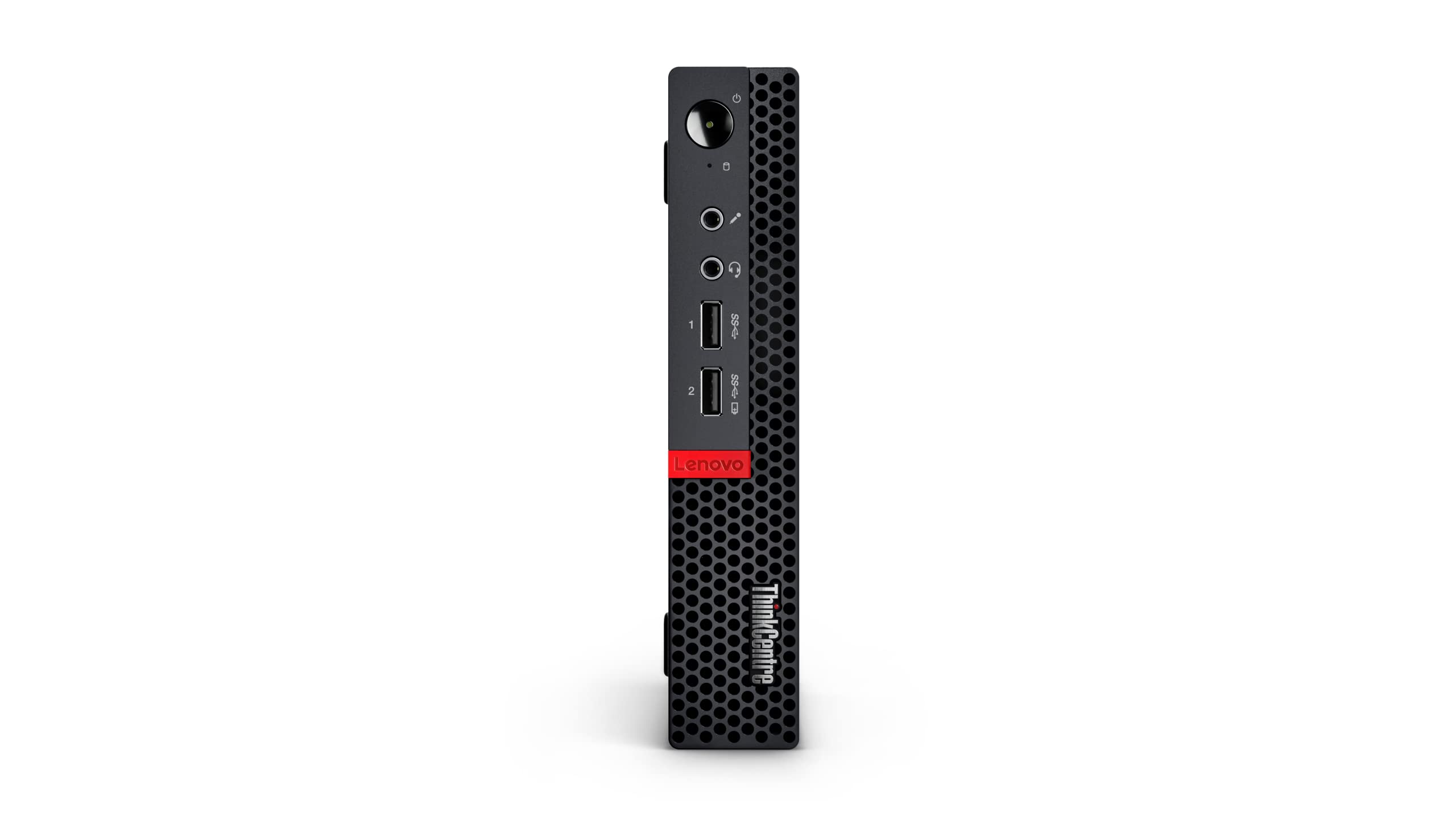 Lenovo ThinkCentre M625Q Thin Client Desktop Computer, AMD A9-9420e Processor, 4 GB DDR4 SDRAM, 128 GB SSD, AMD Radeon R5 Graphics, Windows 10 Pro, 10TF002WUS, Black