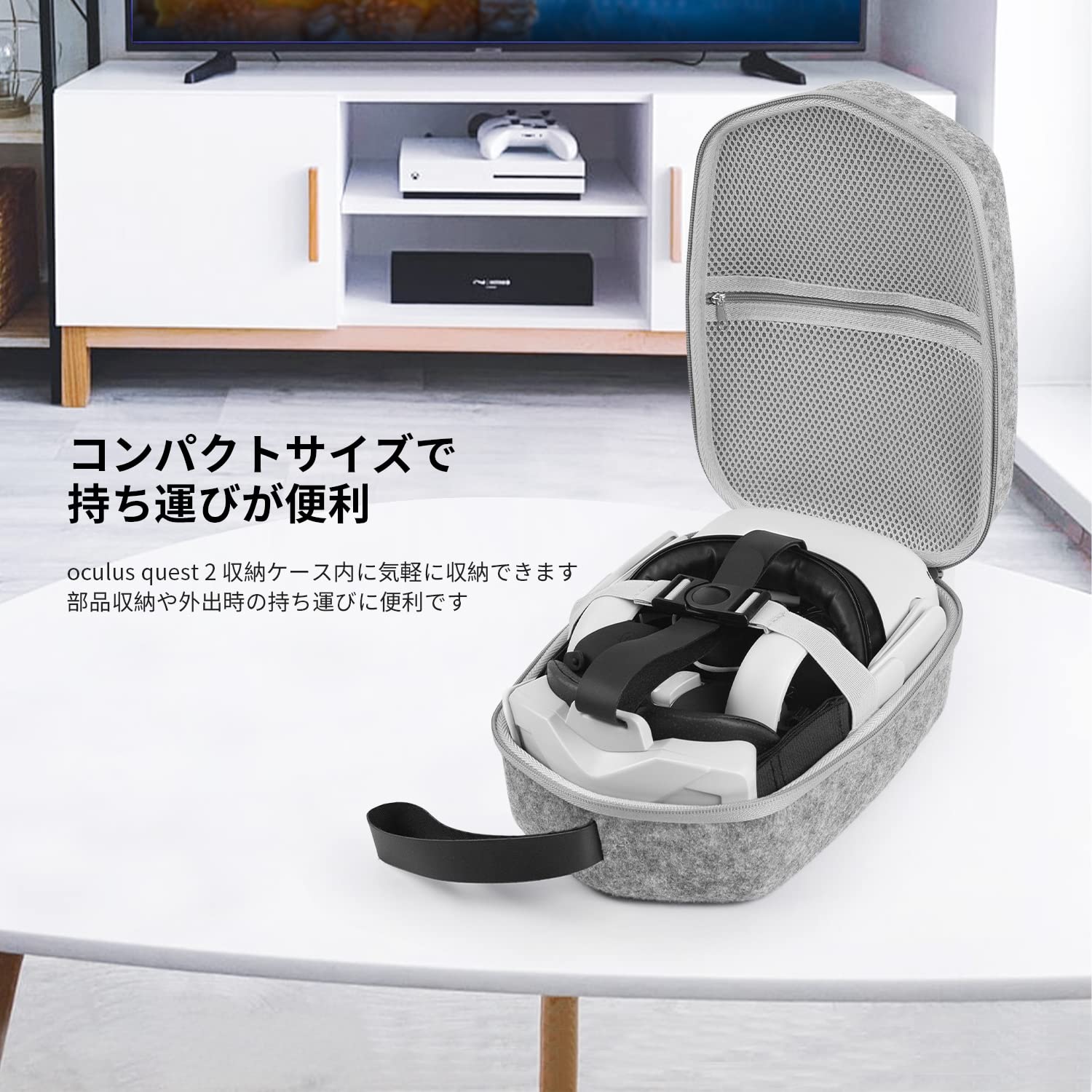 Oculus Meta/Quest 2 Head Strap with Battery Pack, ECHTPower Adjustable Elite Strap 5000mAh Fast Charging Extend 3hrs in VR Playtime, Quest 2 Head Elite Strap Accessories Enhanced Support-offWhite